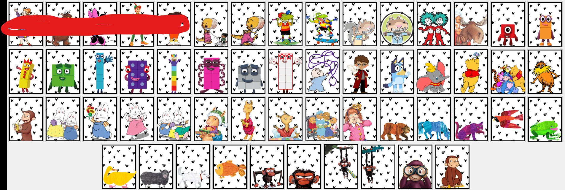 Part 2 of 2 Book Character Posters - Etsy