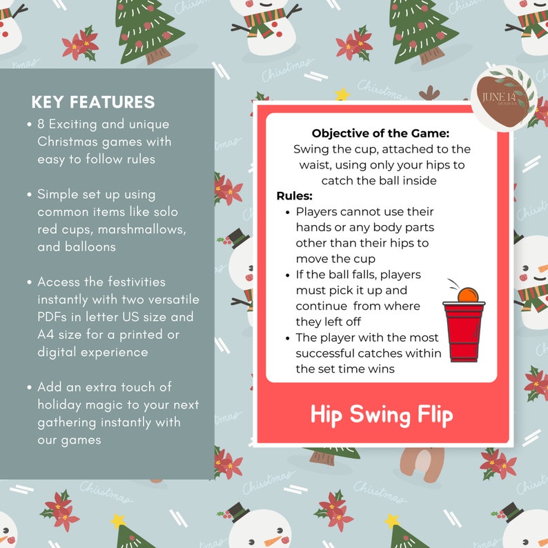 Festive Fun Pack Christmas Games Printable, Family Christmas Games ...