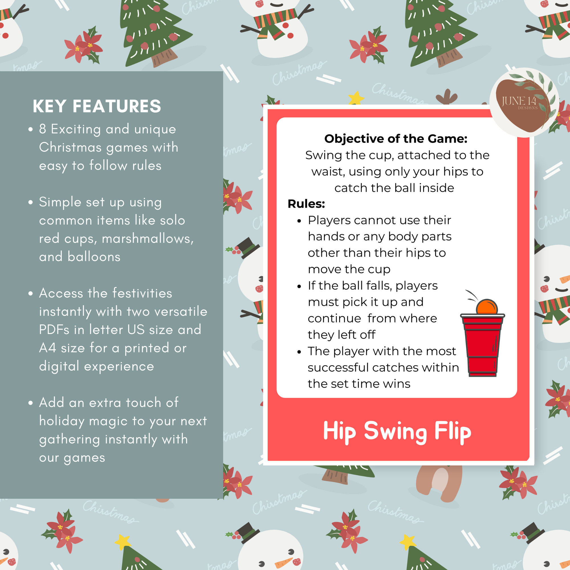 Festive Fun Pack Christmas Games Printable, Family Christmas Games ...