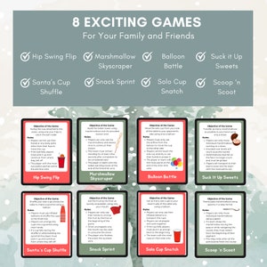 Festive Fun Pack Christmas Games Printable, Family Christmas Games ...