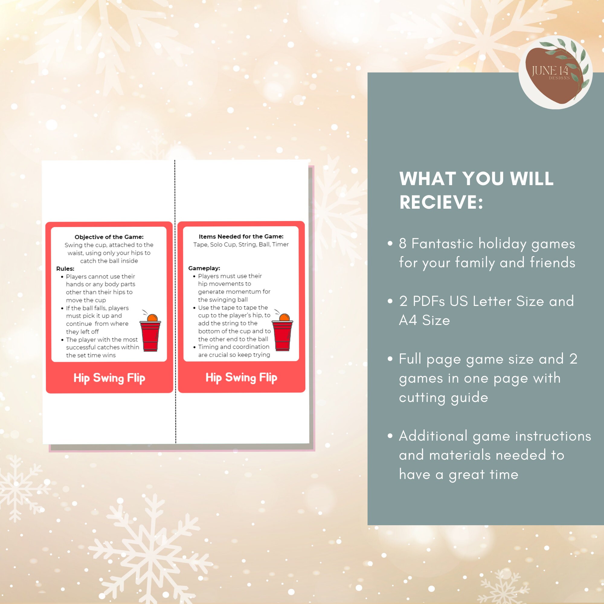Holiday Showdown Pack Christmas Games Printable, Family Christmas Games ...