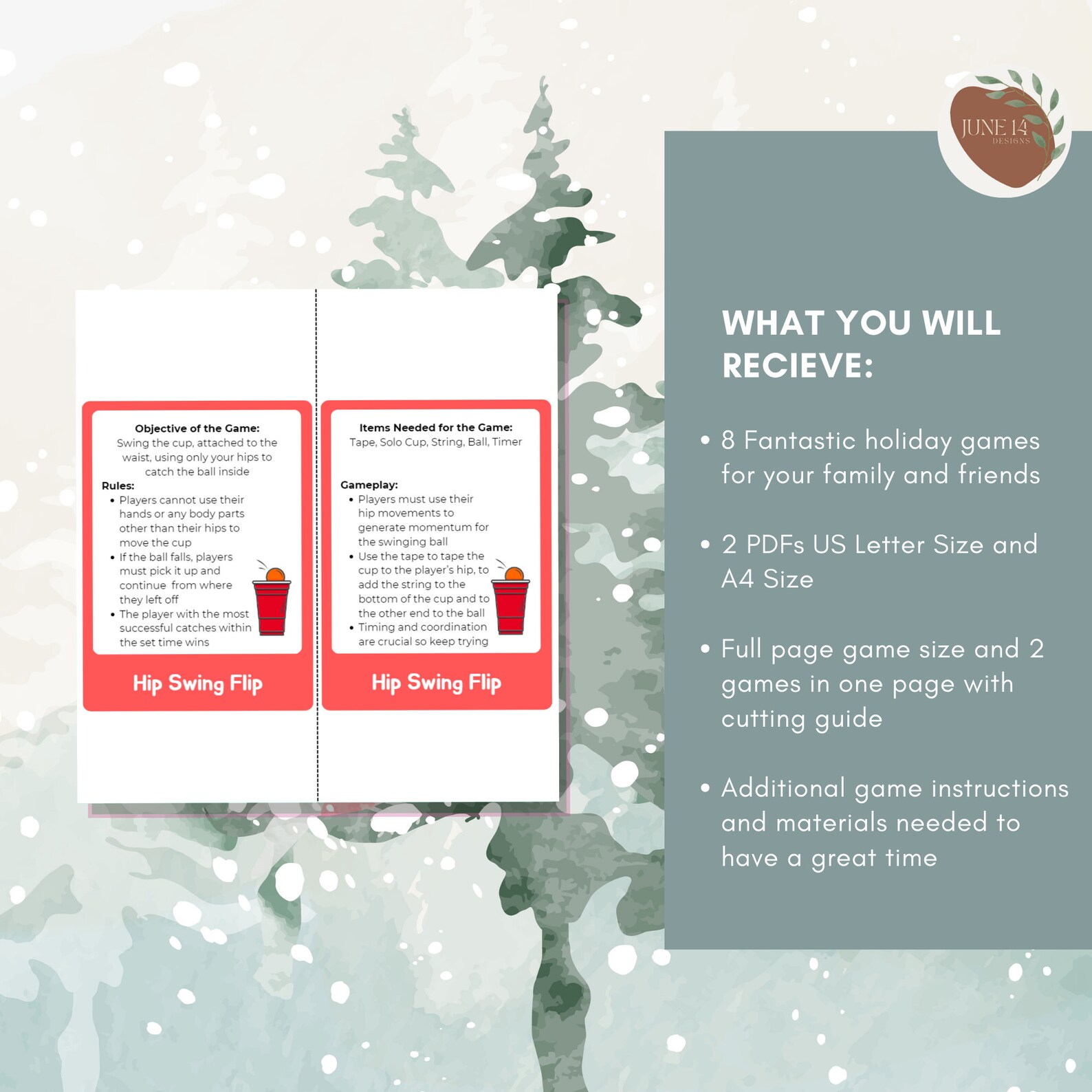 Festive Fun Pack Christmas Games Printable, Family Christmas Games ...
