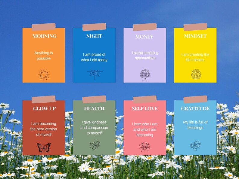 Affirmation Cards Printable | Digital Download Affirmation Deck ...