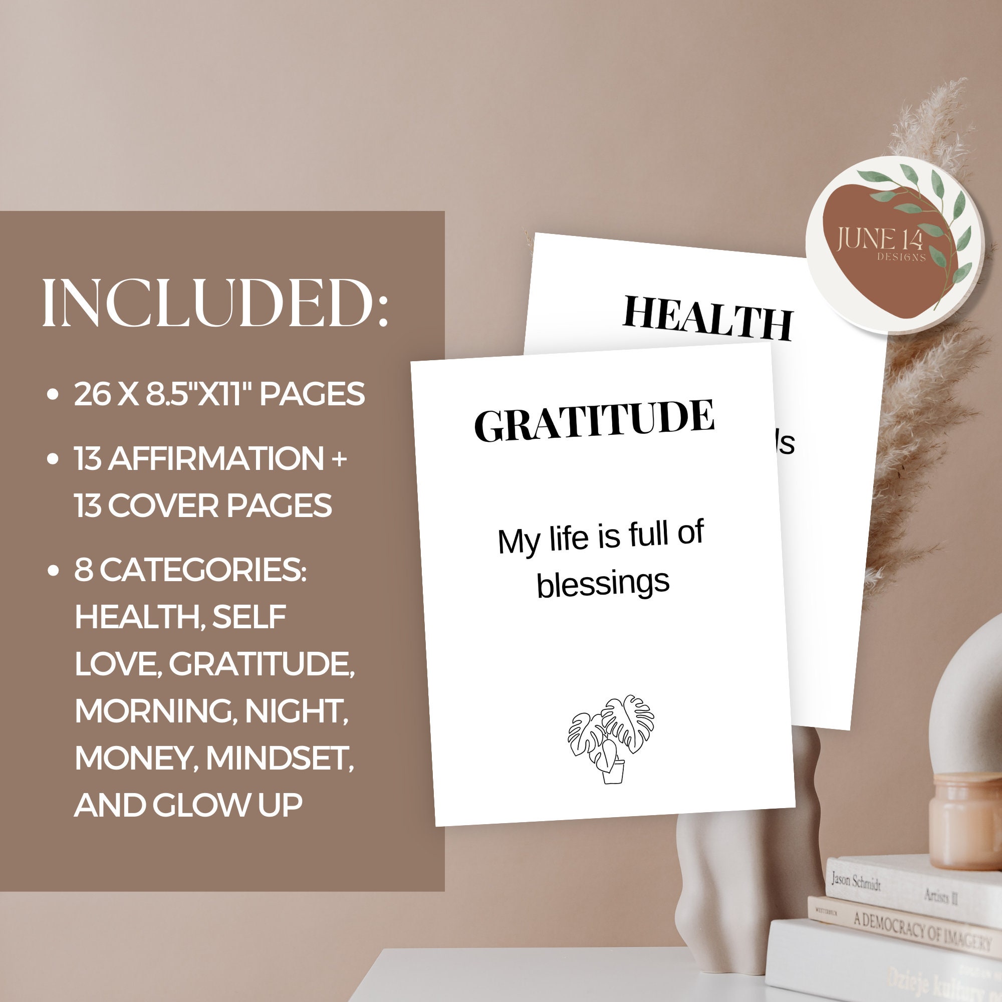 Affirmation Cards Printable | Digital Download Affirmation Deck ...