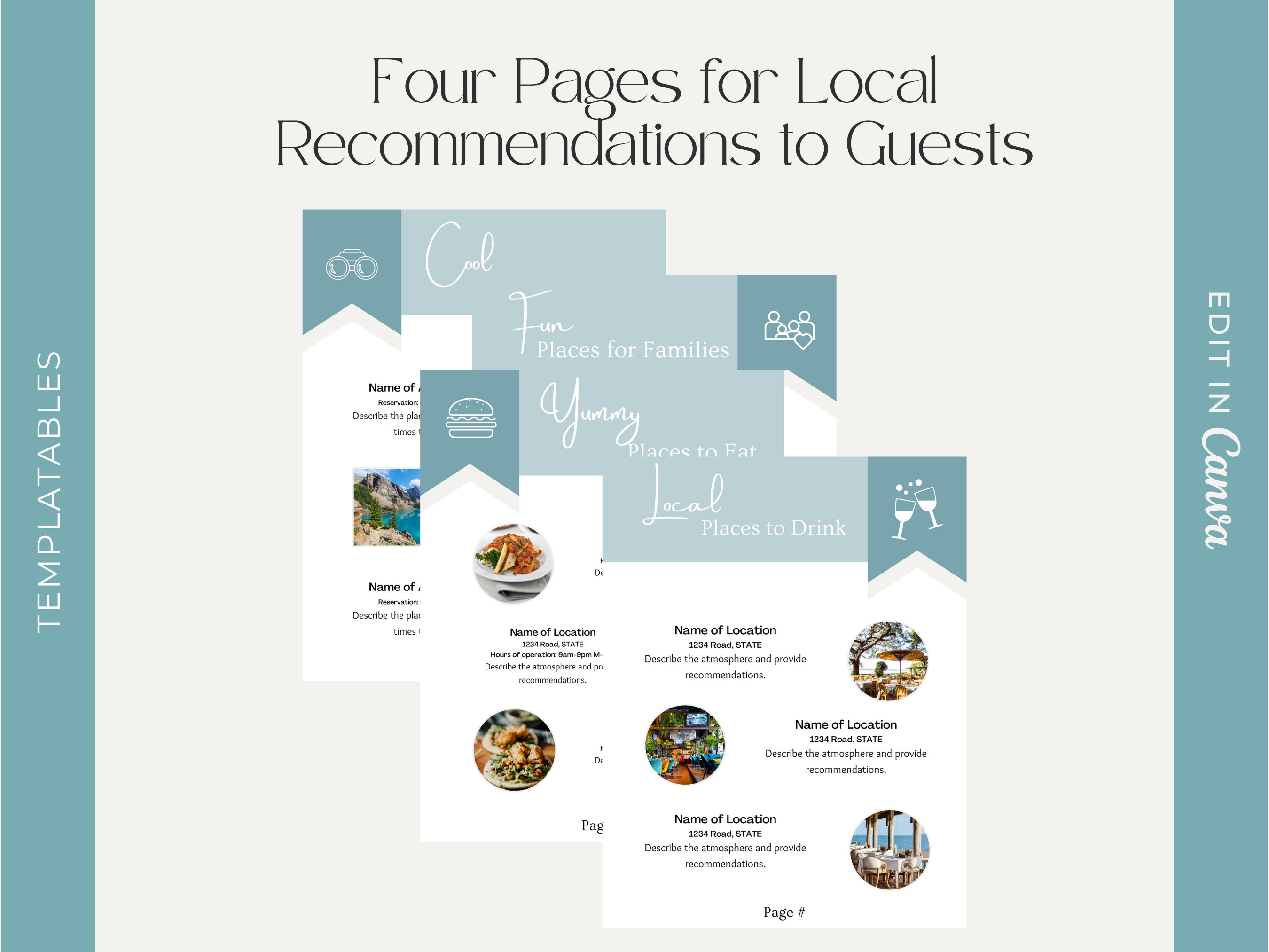 Editable Vacation Rental House Manual, Customizable Airbnb VRBO Welcome ...