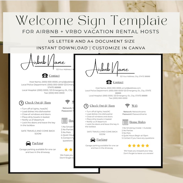 Vacation Home Sign - Etsy