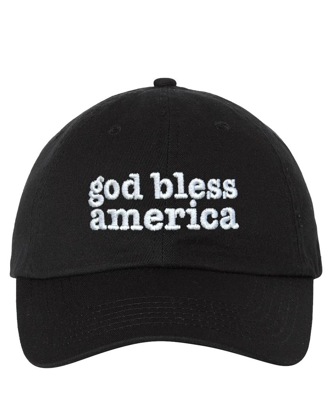 God Bless America Embroidered Unisex Baseball Cap Dad Hat - Gift Hat ...