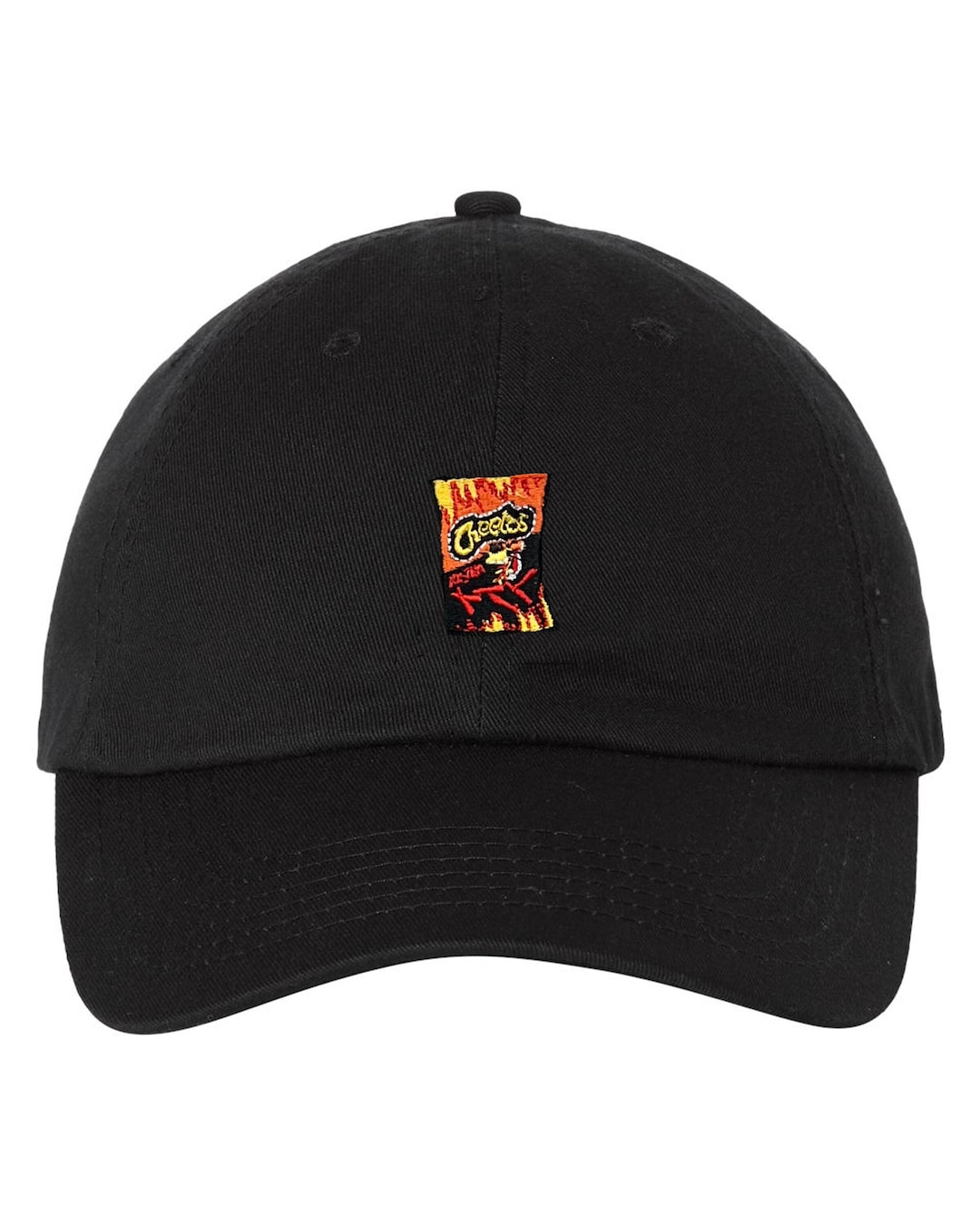 Embroidered Flamin' Hot Cheetos Black Dad Hat - Etsy