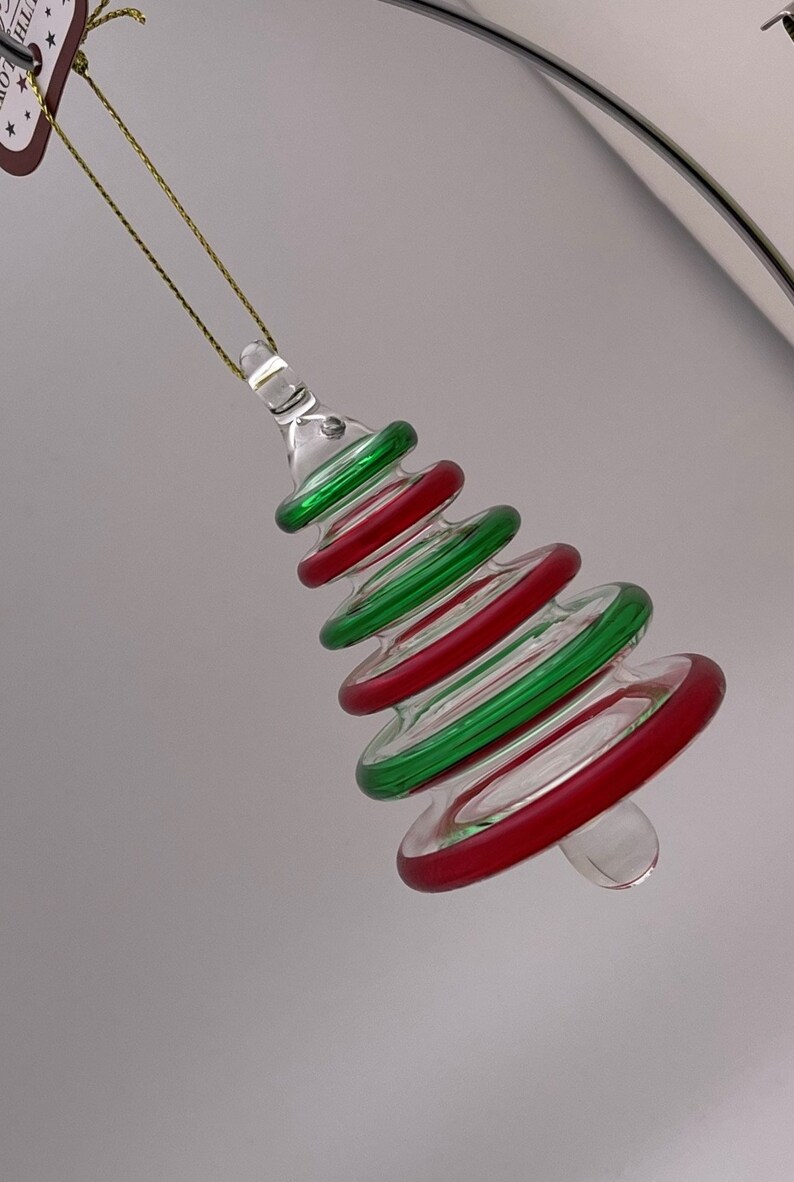 Blown Glass Handmade Christmas Tree Ornaments hand Painted - Etsy