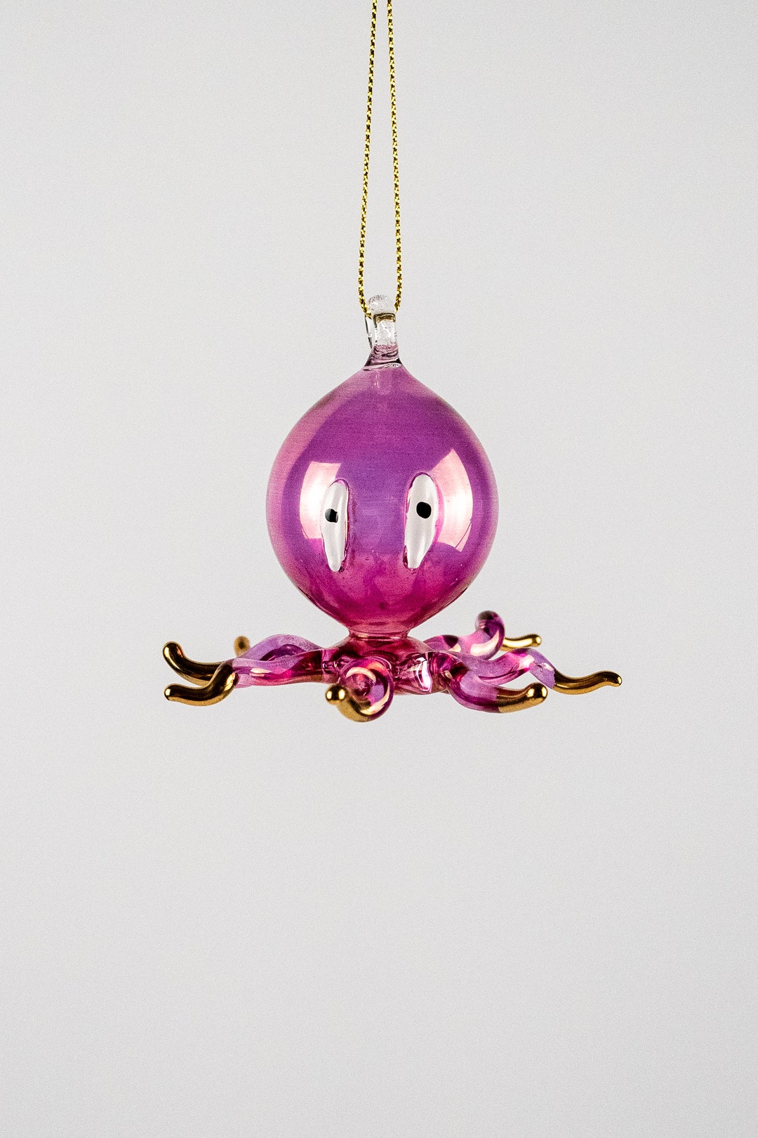 Octopus Ornaments Hand Made Hand Painted Beautiful Unique Piece ...