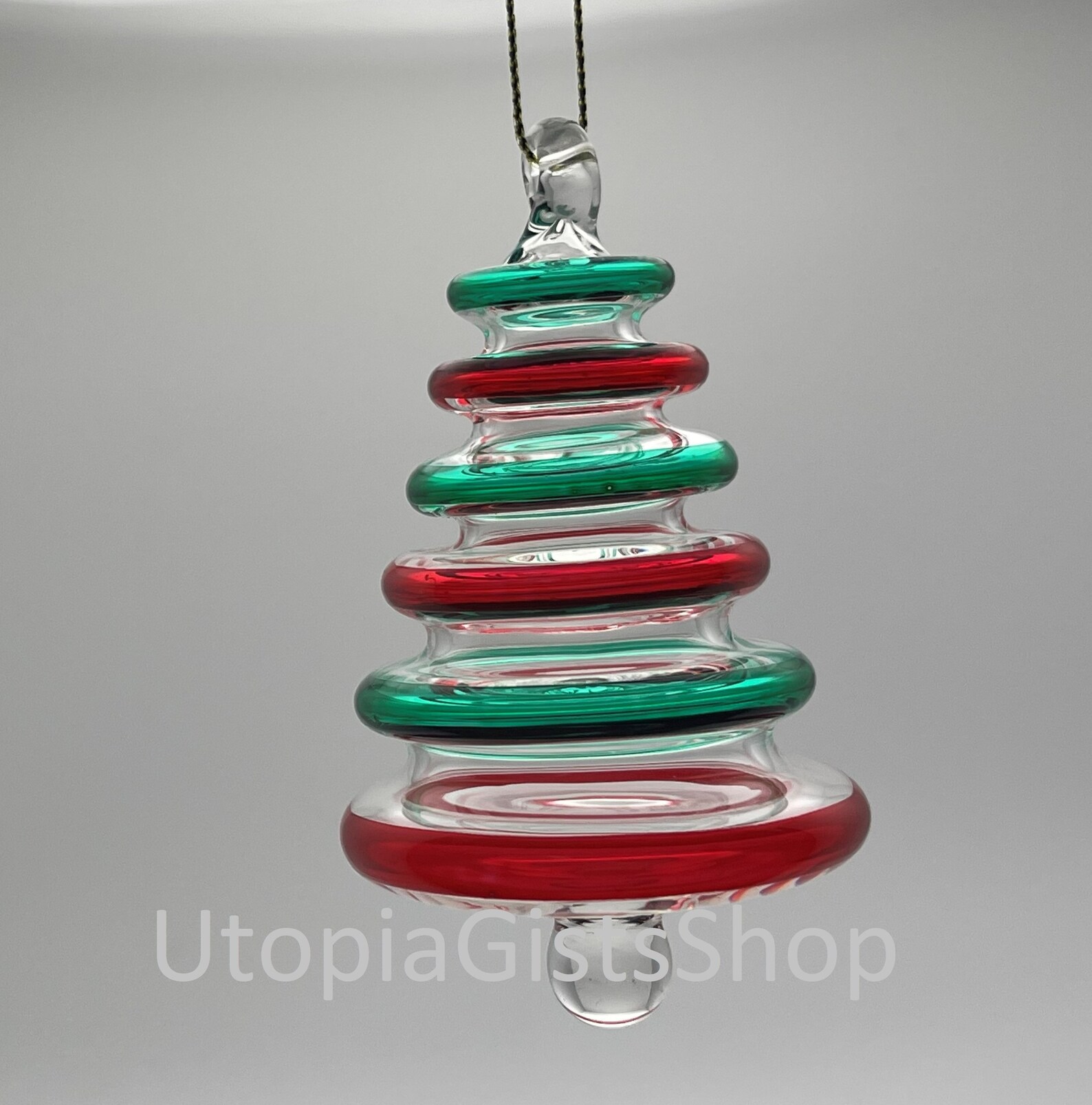 Blown Glass Handmade Christmas Tree Ornaments hand Painted - Etsy