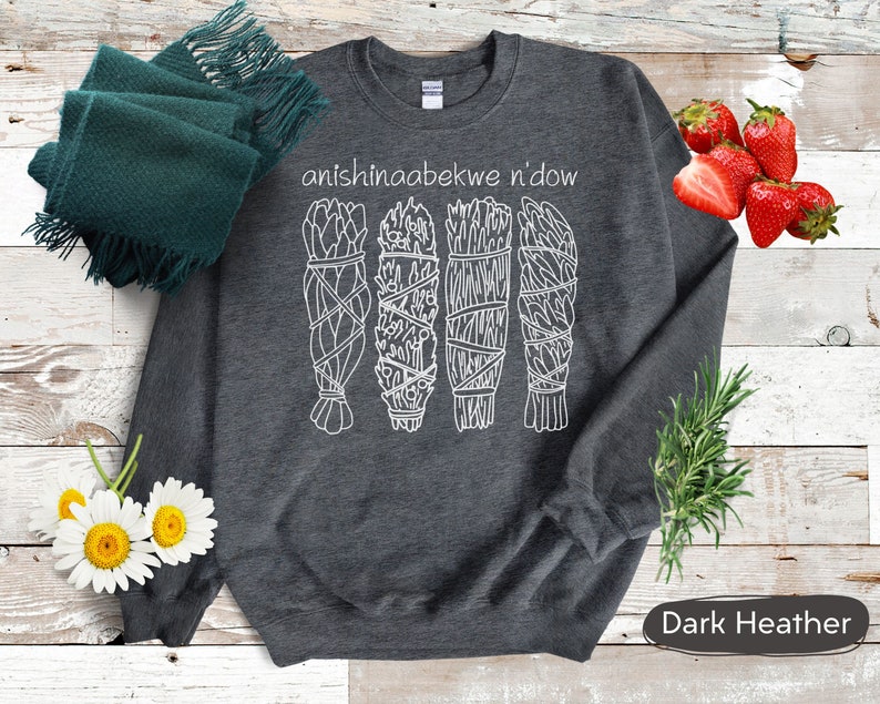 ANISHINAABEKWE Unisex Sweater, Anishinaabe Crewneck Sweatshirt, Unique ...
