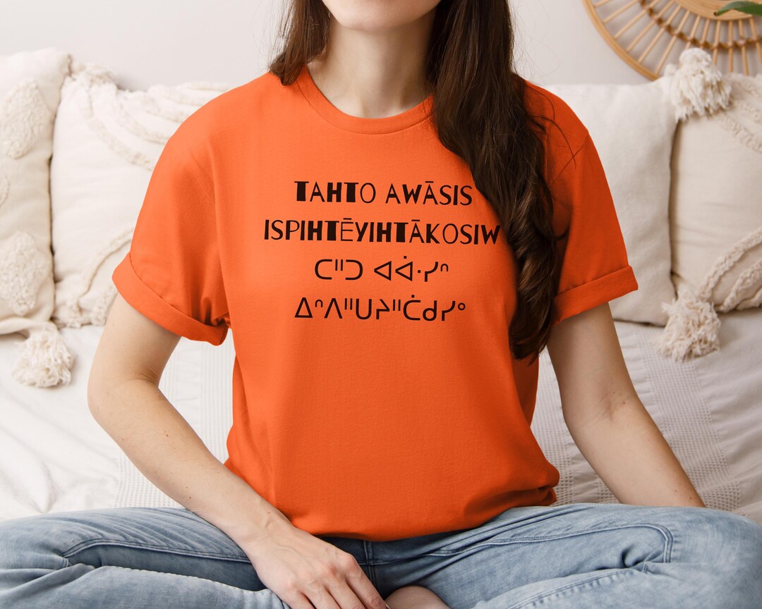 CREE ORANGE SHIRT Every Child Matters Tee Cree Orange Shirt Day ...