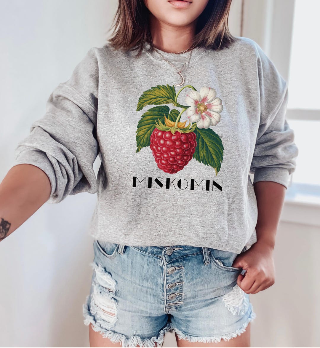 ANISHINAABE VINTAGE RASPBERRY Sweater Ojibwe Unisex Crewneck Sweatshirt ...
