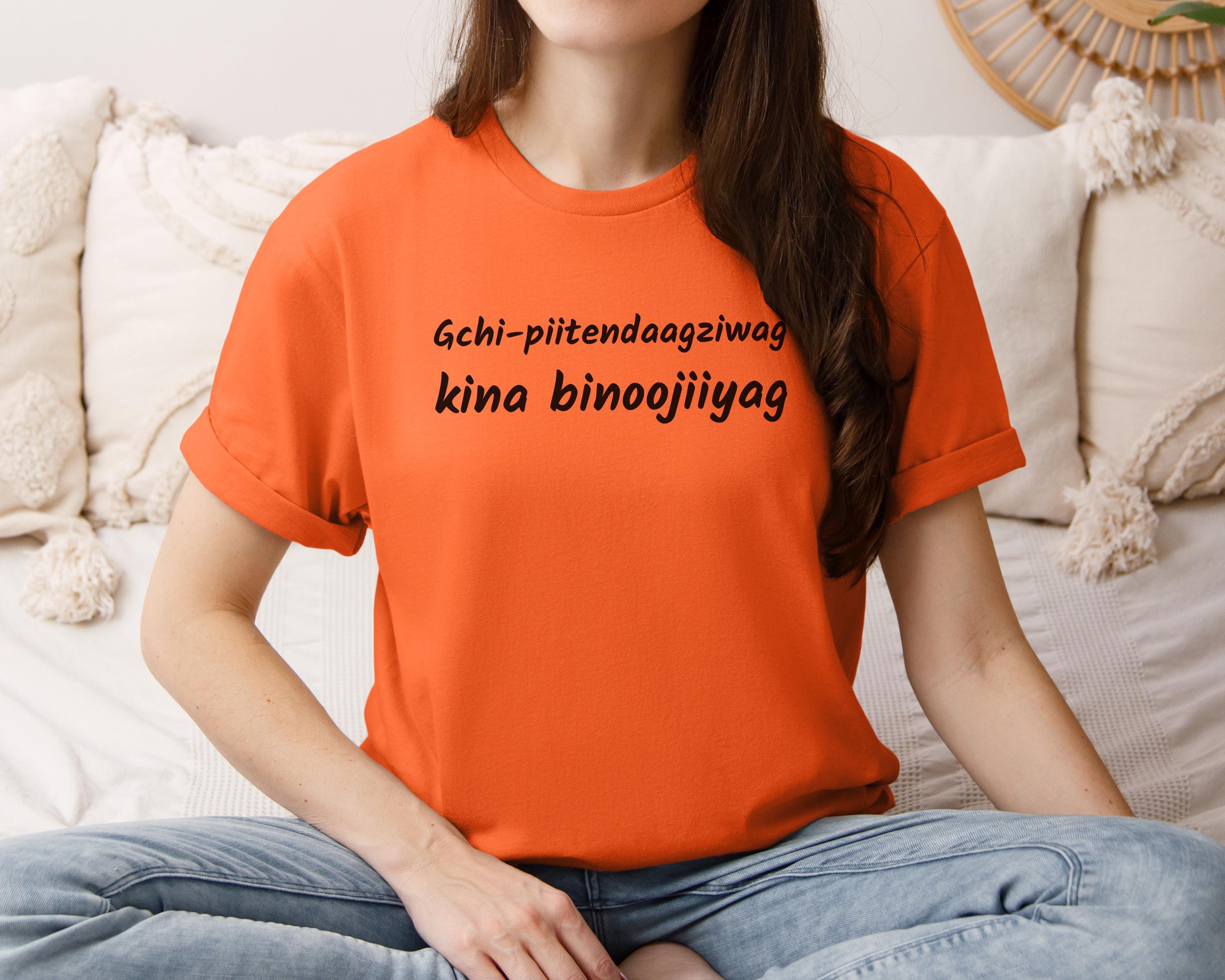 ORANGE SHIRT DAY Indigenous Owned Ojibwe Every Child Matters Shirt ...