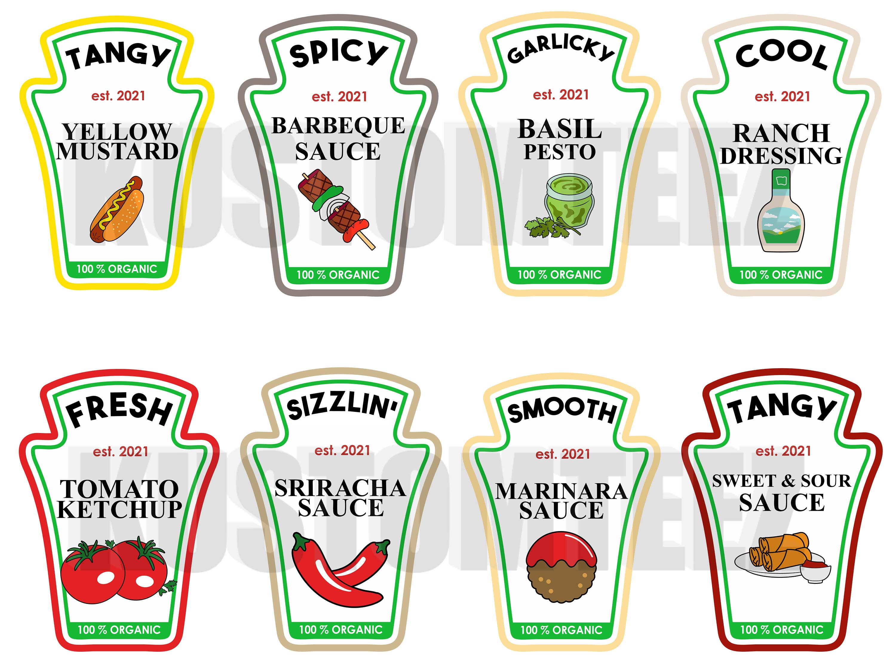 Group Condiments Shirts Matching Condiments Family Reunion - Etsy