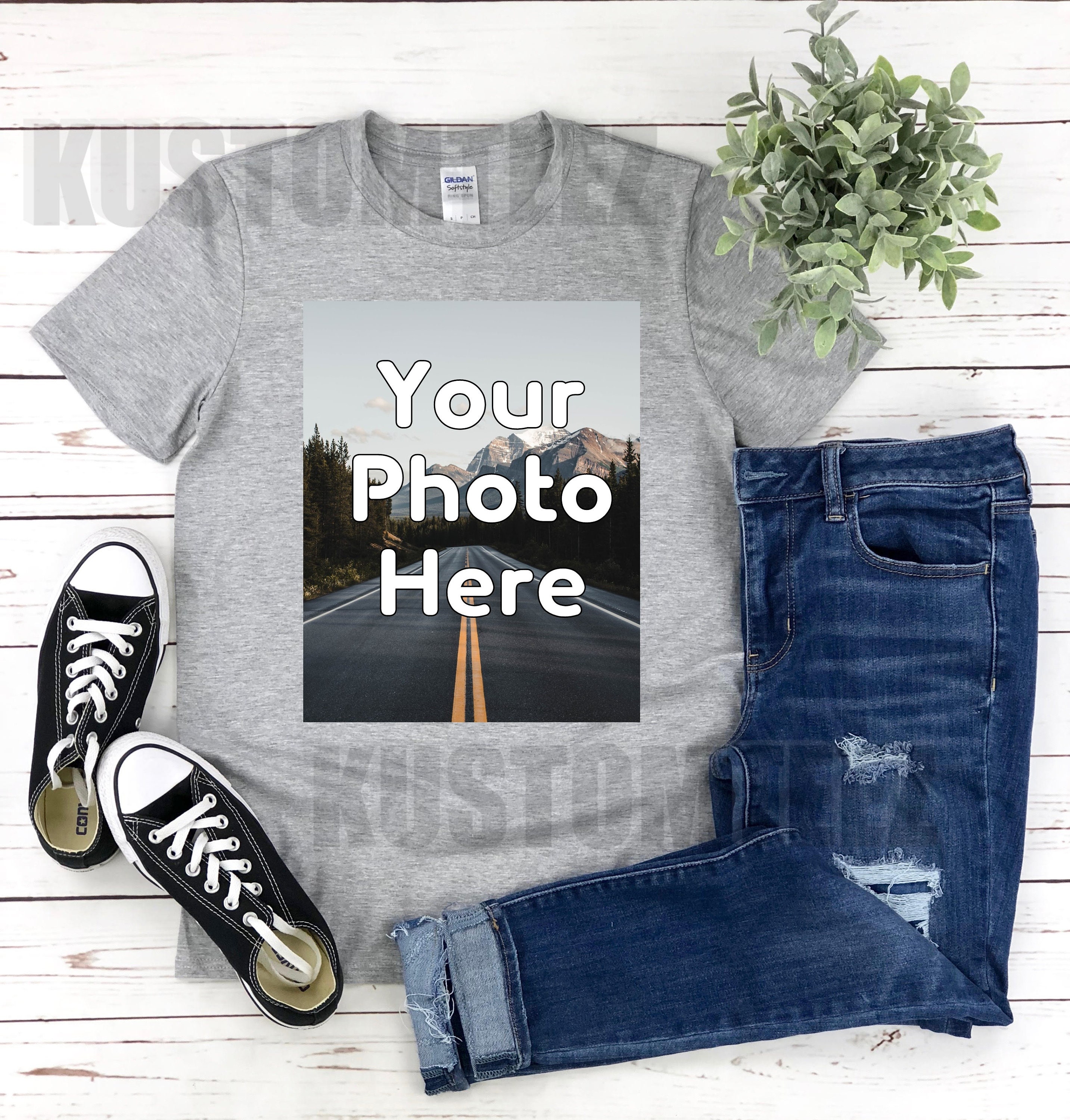 Your Photo T Shirt, Custom Photo Shirt,your Image Here Shirt, Custom T ...