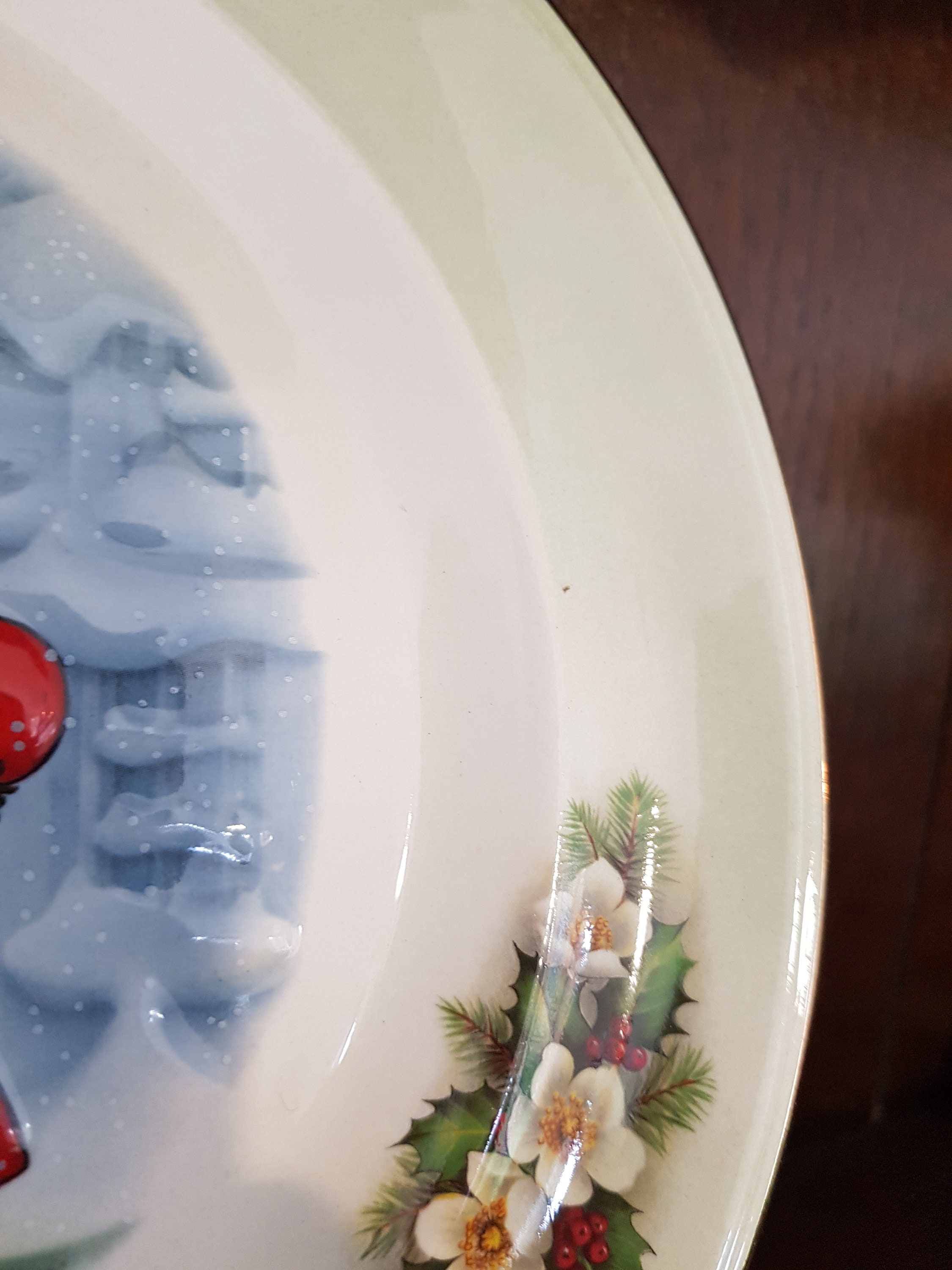 Royal Worcester Palissy Christmas Carol Plate. 9in Diameter. Vintage ...