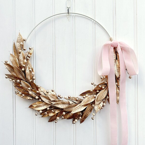 Gold Laurel Wreath - Etsy