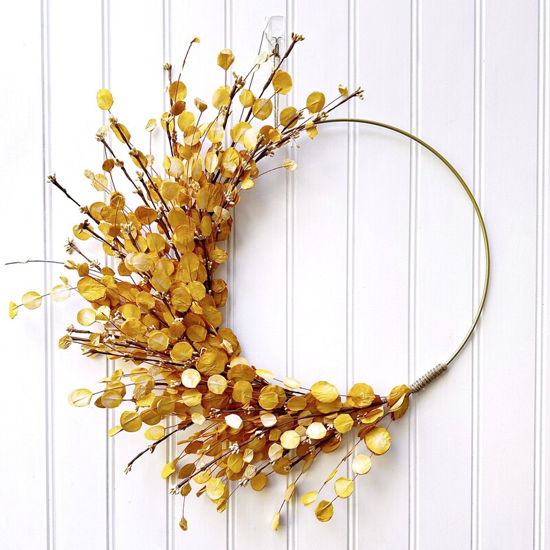 Fall Hoop Wreath - Etsy