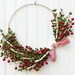Autumn Wreath With Bells, Modern Fall Wreath, Fall Hoop Wreath, Gold ...
