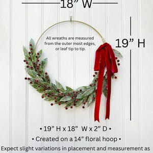 Frosted Laurel Wreath for Christmas - Modern Christmas Decor, Hostess ...