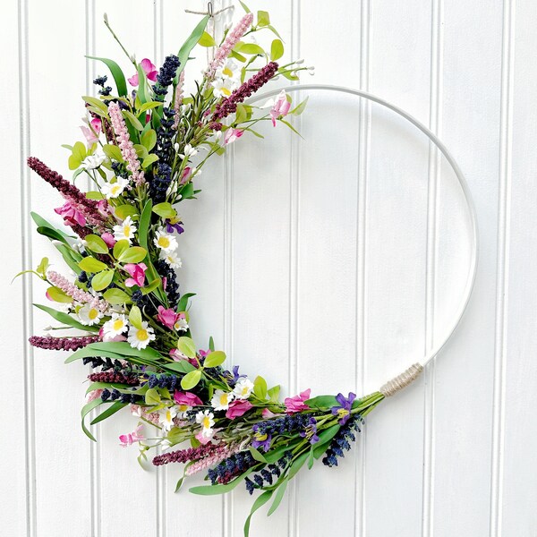 Modern Spring Wreath - Etsy