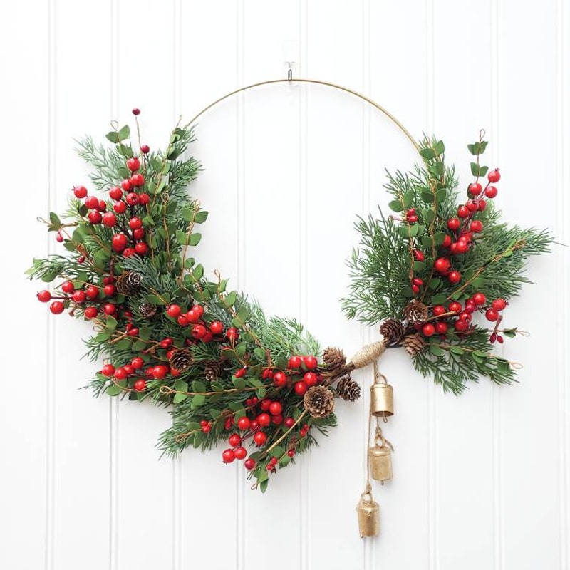 Red Berry Wreath - Etsy