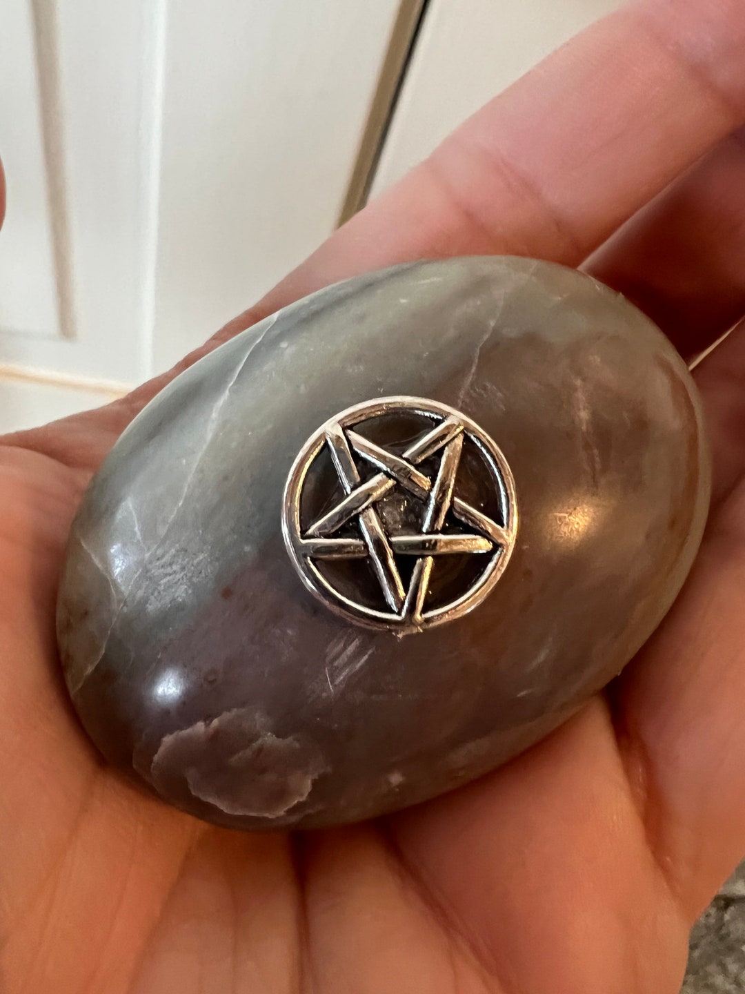 Pentacle Palm Stone - Etsy