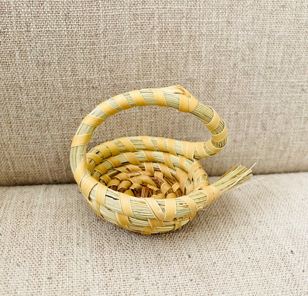 Gullah| S-handle Basket| Handle Basket | Low-country | Sweetwater| Coil ...