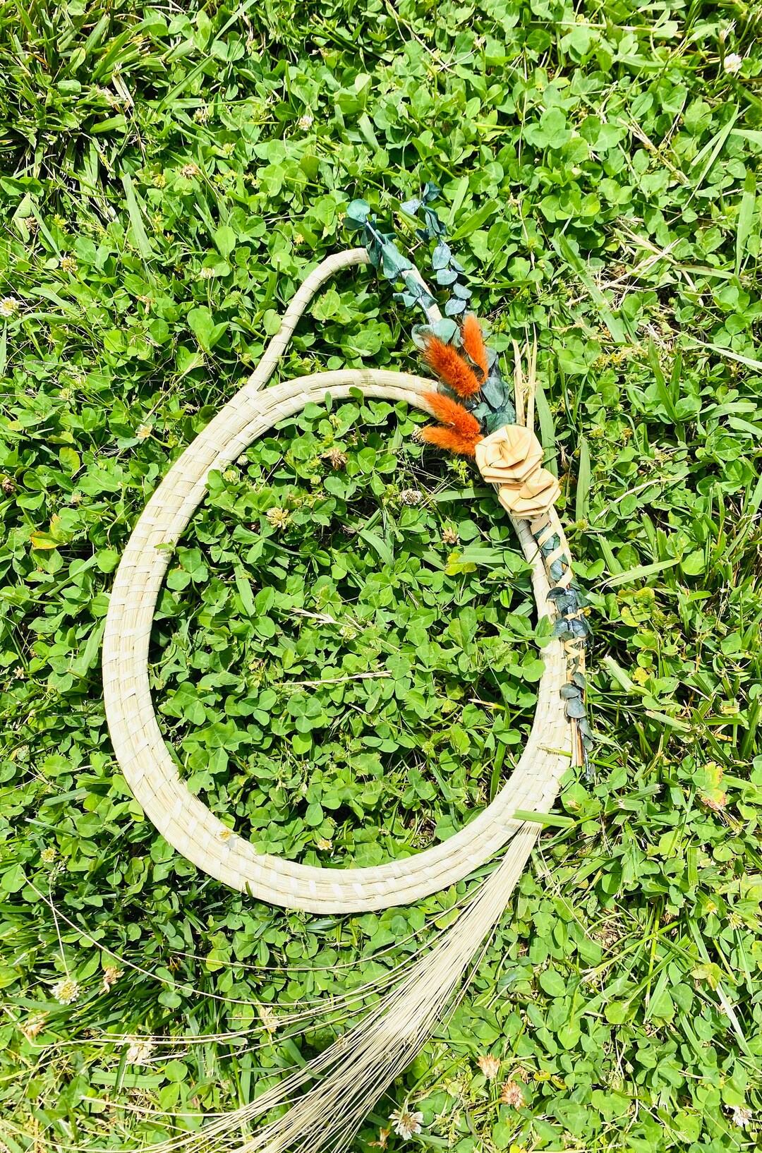 Gullah | Low-country | Sweetwater | Coil | Wreath | Sweetgrass Wreath ...