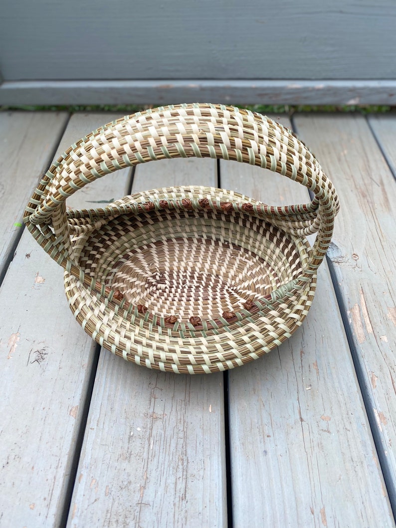 Flower Girl Basket | Gullah | Low-country | Sweetwater| Handle Basket ...