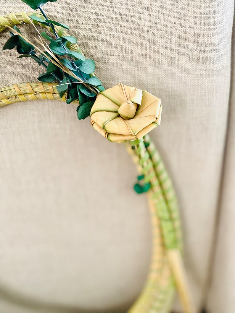 Gullah | Low-country | Sweetwater | Coil | Wreath | Sweetgrass Wreath ...