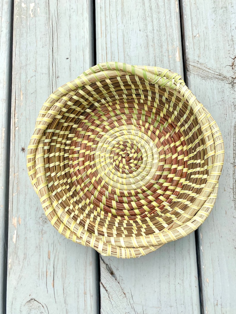 Gullah | Low-country | Sweetwater| Coil | Sweetgrass Braided Bowl ...