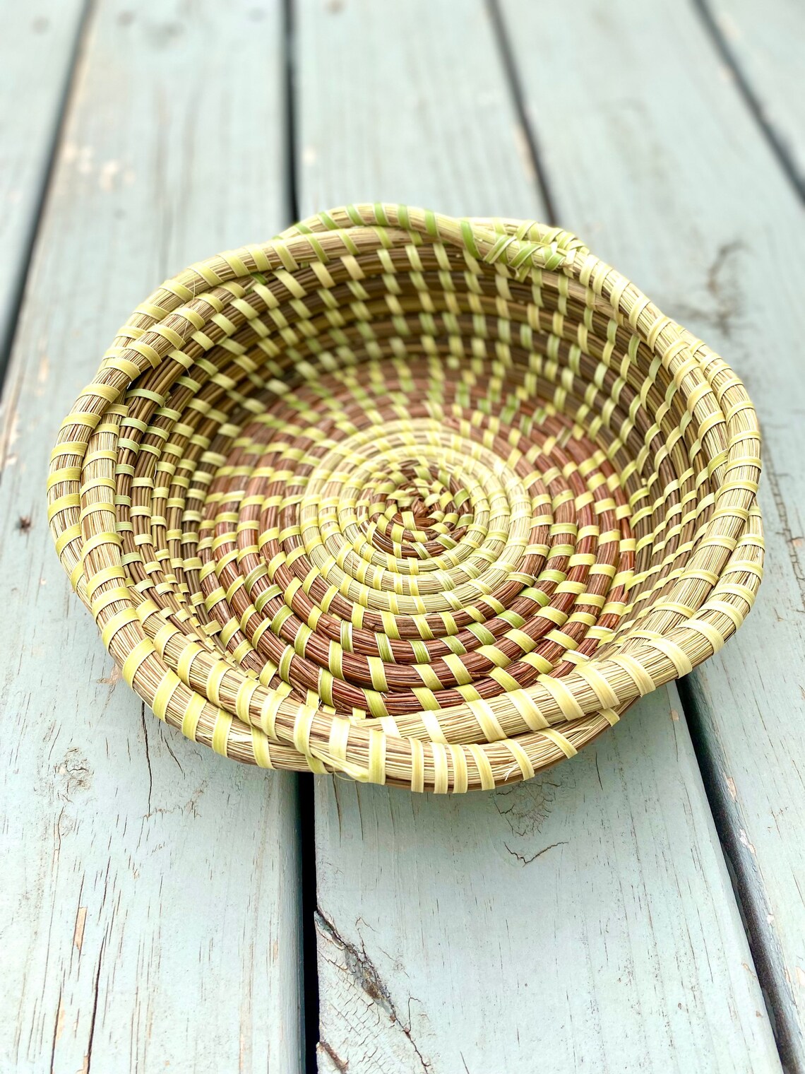 Gullah | Low-country | Sweetwater| Coil | Sweetgrass Braided Bowl ...