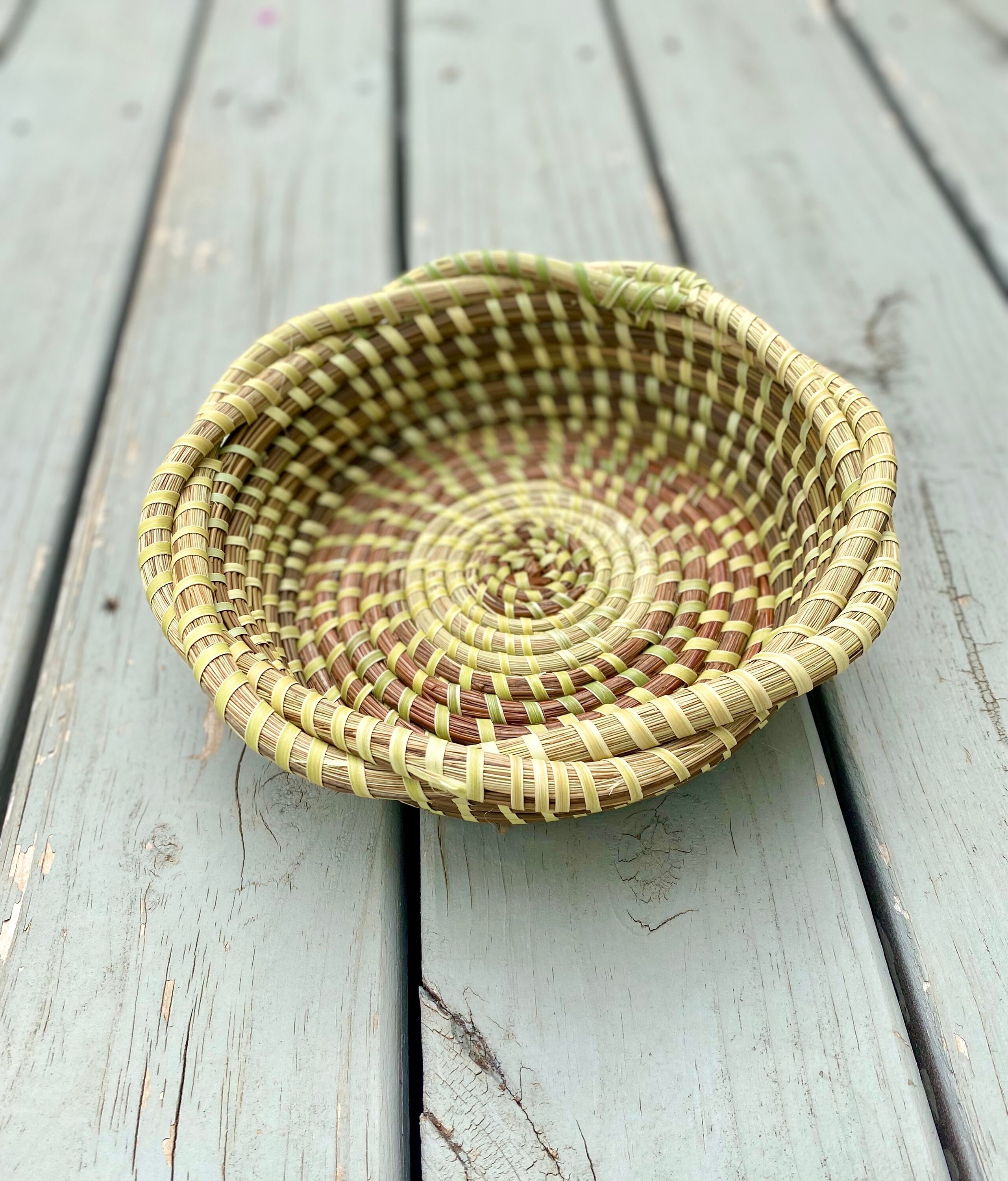 Gullah | Low-country | Sweetwater| Coil | Sweetgrass Braided Bowl ...