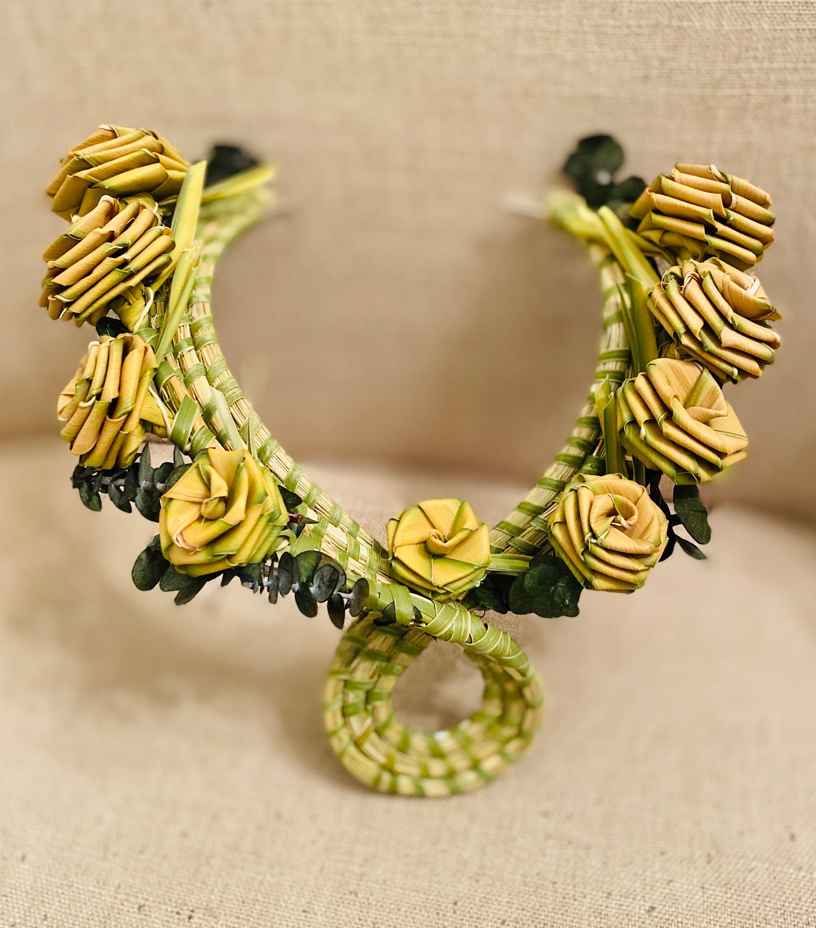 Gullah | Low-country | Sweetwater | Coil | Wreath | Sweetgrass Wreath ...