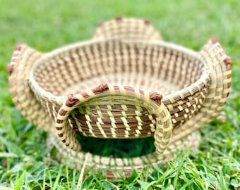Gullah Low-country Sweetwater Bread Basket Bread Bowl - Etsy