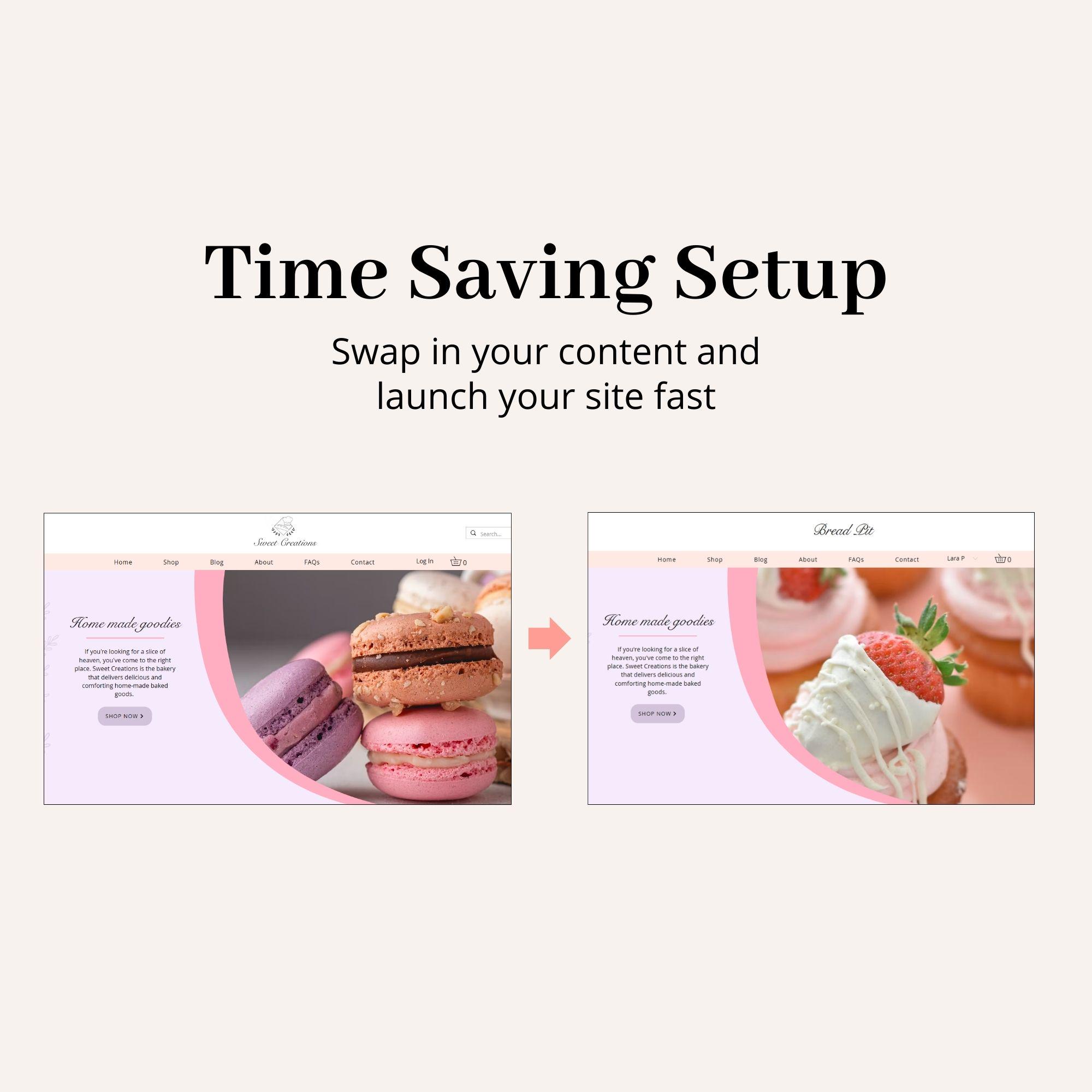 Bakery Website Template, Wix Website Template for Baking Business ...