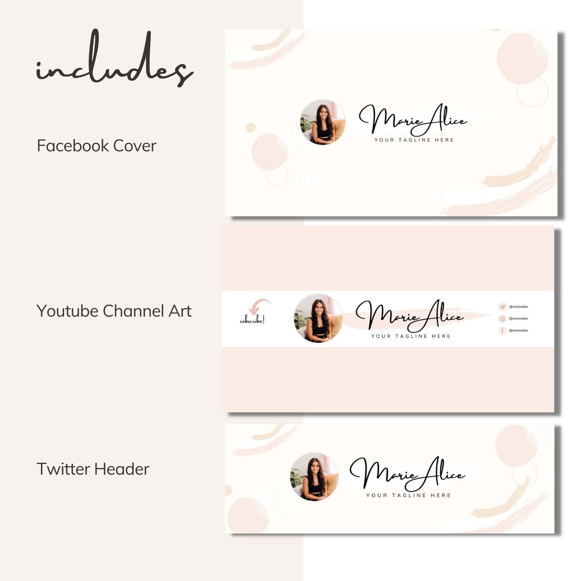 Canva Branding Bundle Branding Kit Complete Brand Kit - Etsy