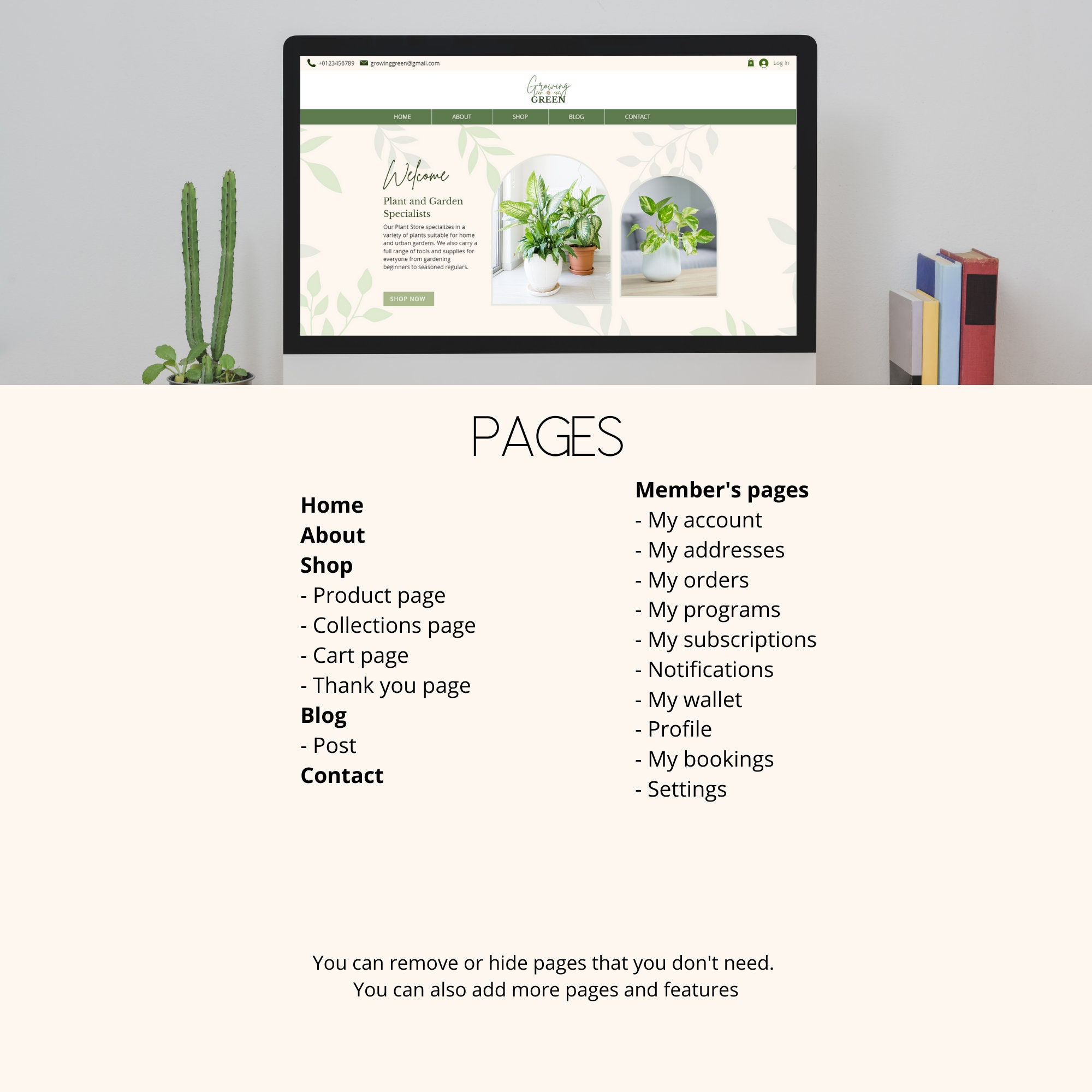 Wix Website Template, Wix Template Web Design, Wix Website Design, Wix ...