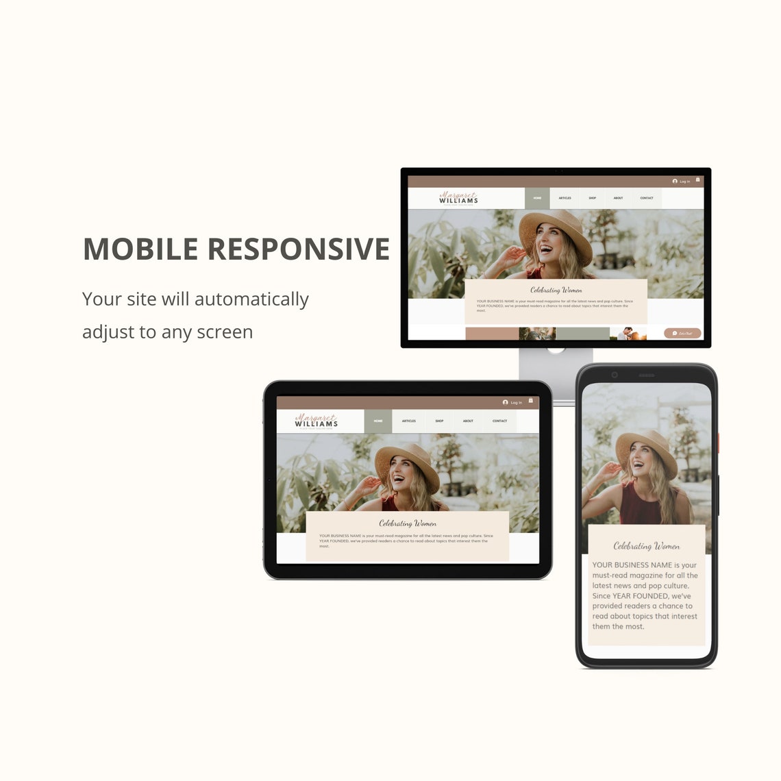 Wix Website Template, Wix Template Web Design, Wix Blog Theme, Wix ...