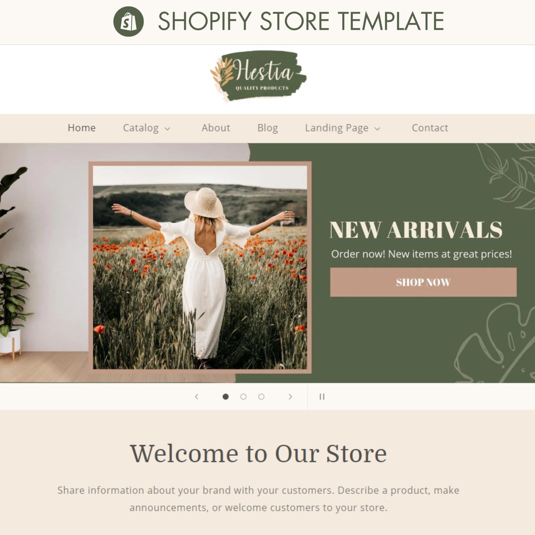 Shopify Website Design, Shopify Web Template, Shopify Theme, Shopify ...