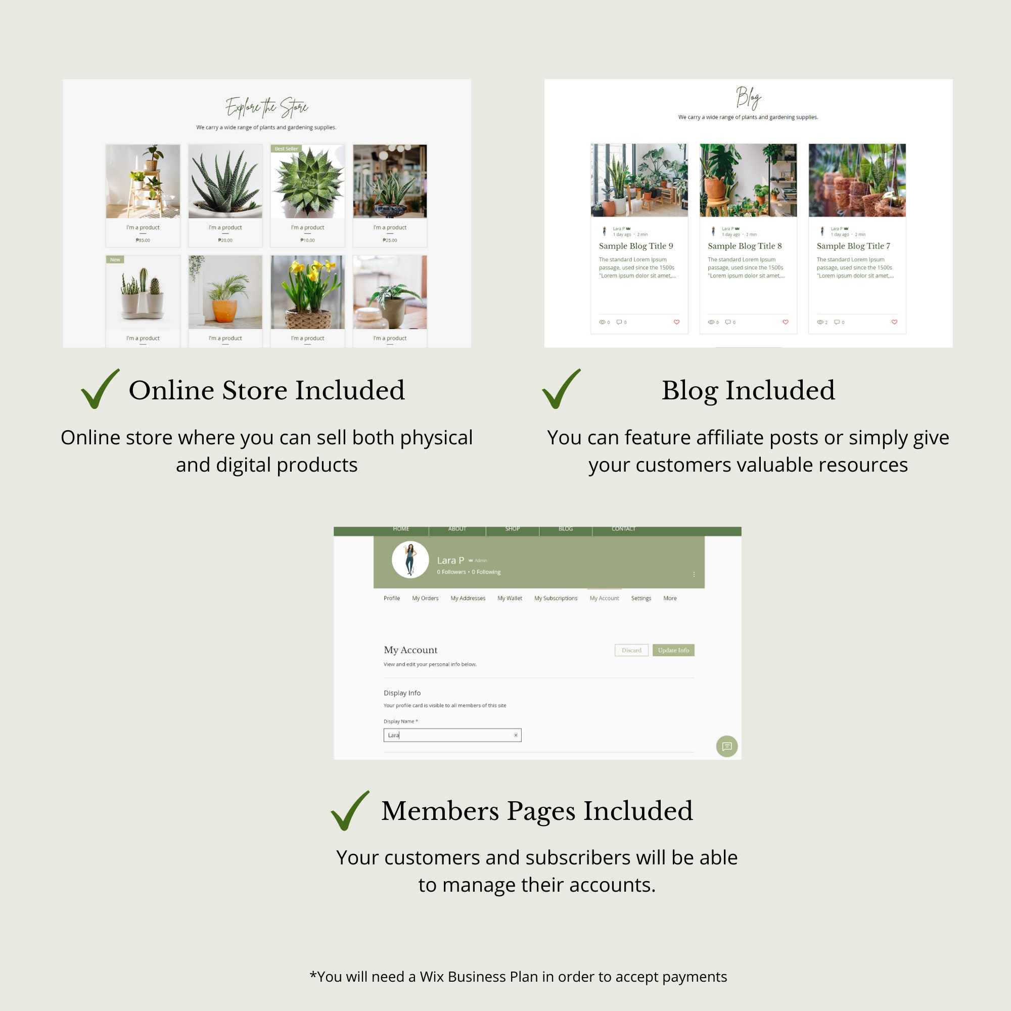 Wix Website Template, Wix Template Web Design, Wix Website Design, Wix ...