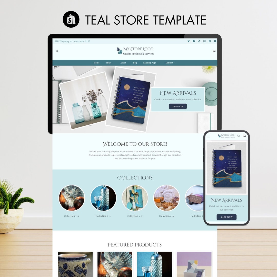 Shopify Theme Template, Shopify Website Template, Shopify Web Design ...