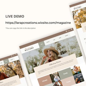 Wix Website Template, Wix Template Web Design, Wix Blog Theme, Wix ...