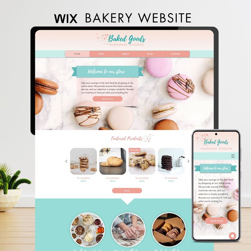 Bakery Website - Etsy