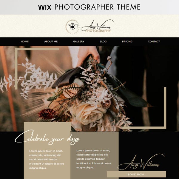 Wix Templates - Etsy