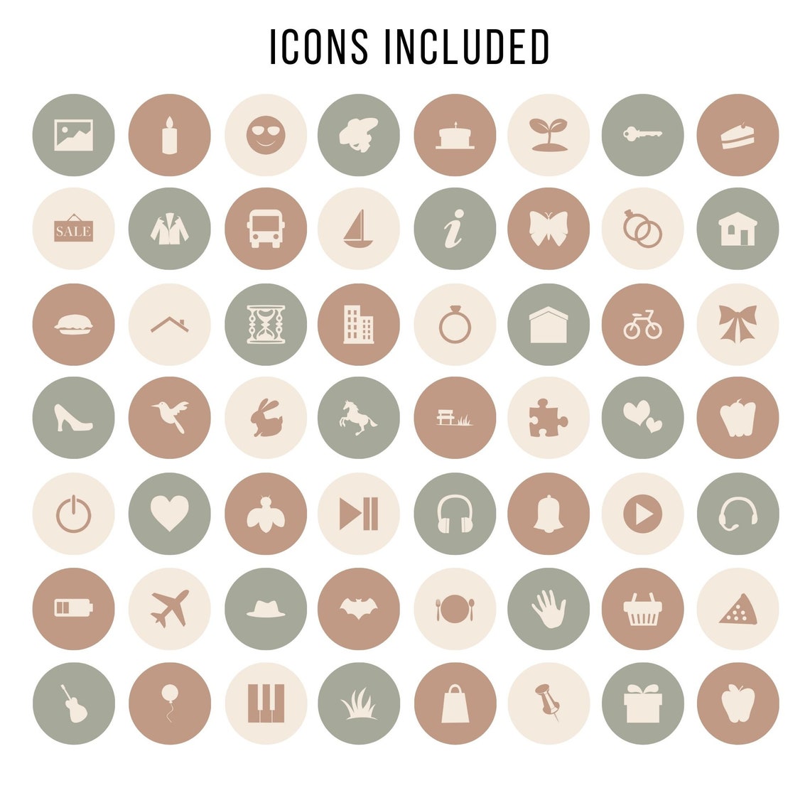 Instagram Highlight Covers, Earth Colors Instagram Story Highlight ...