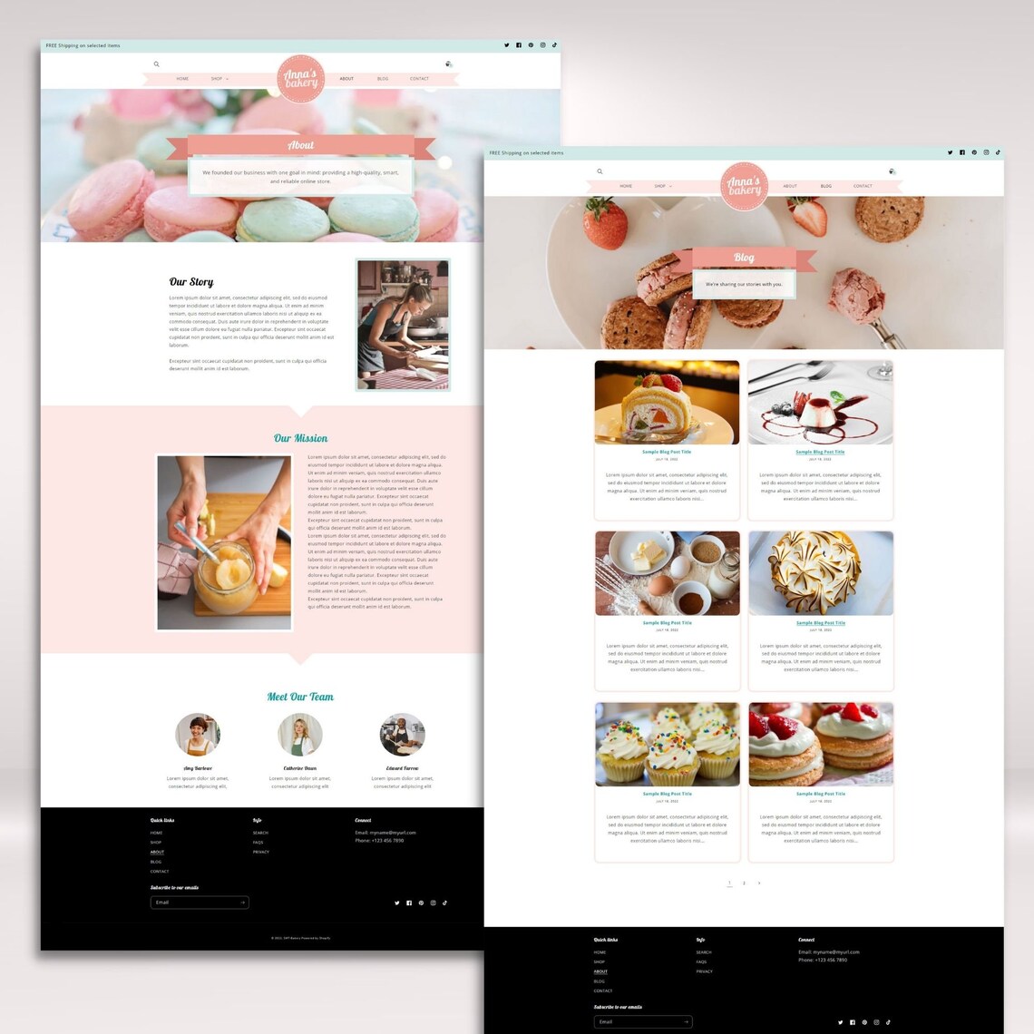 Shopify Website Template Shopify Theme Shopify Web Design - Etsy